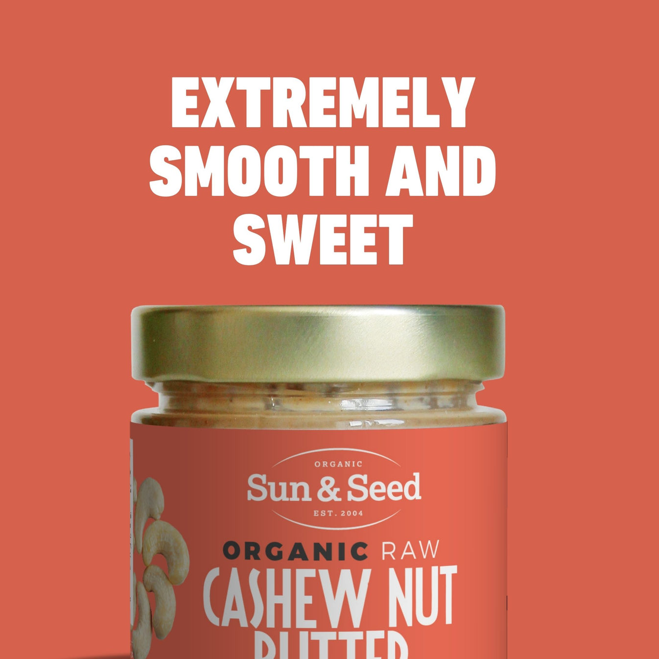 Organic Raw Cashew Nut Butter 200g – Sun & Seed