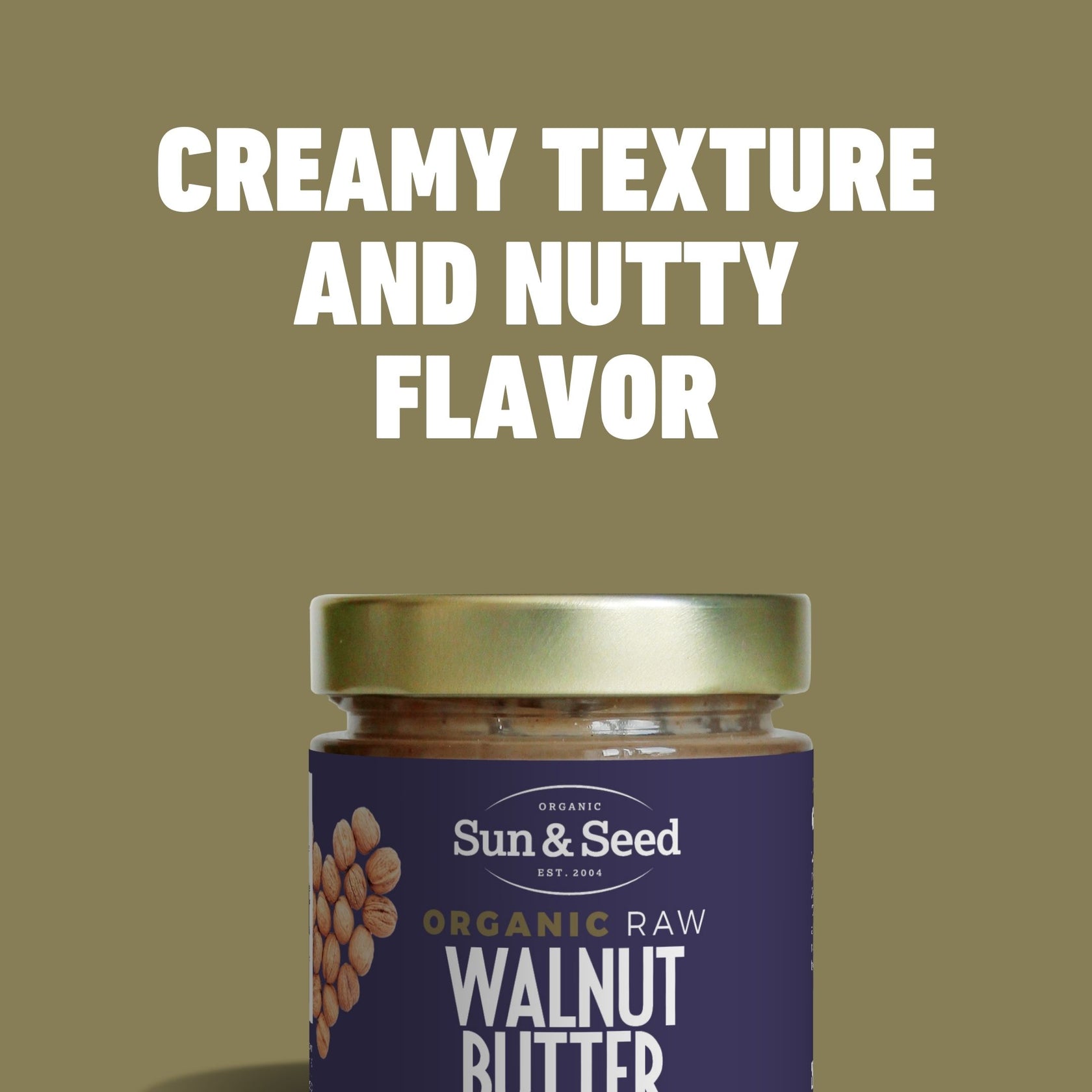Organic Raw Walnut Butter 200g – Sun & Seed
