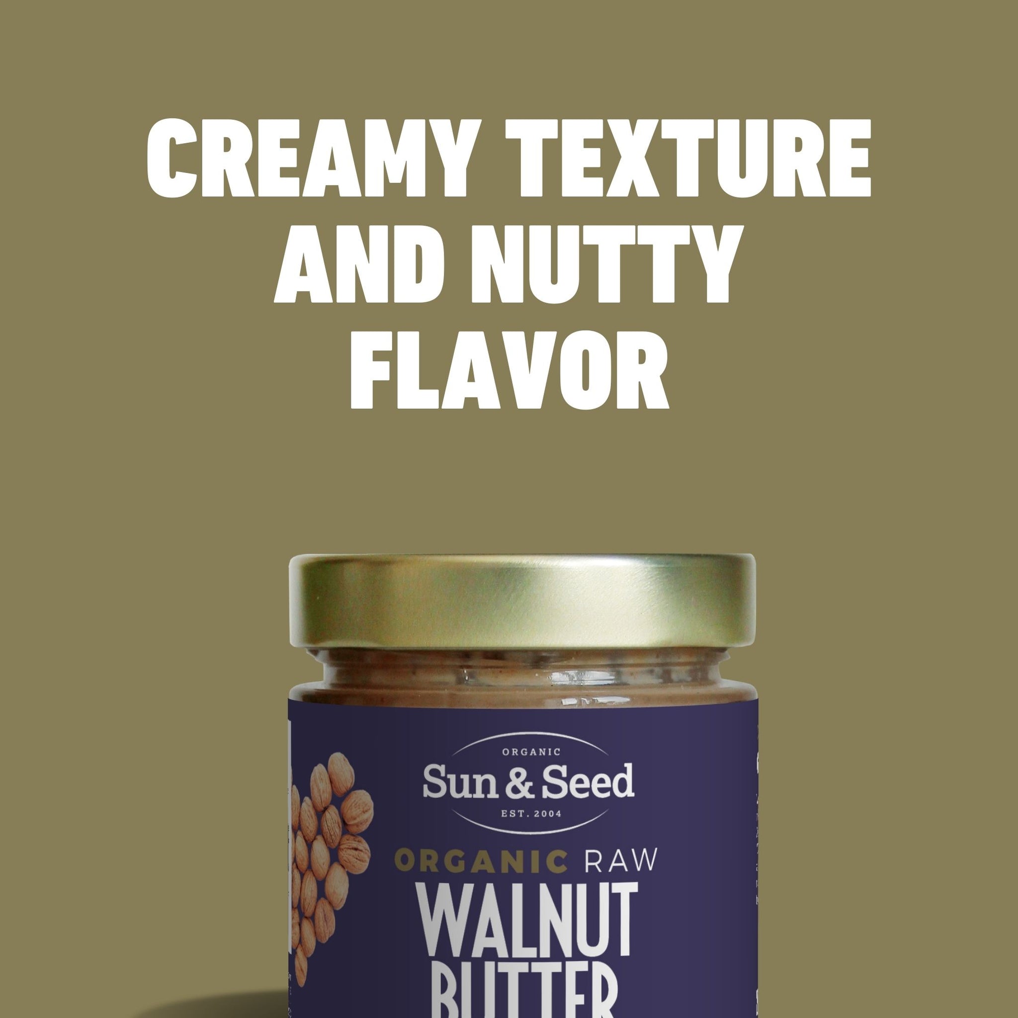 Organic Raw Walnut Butter 200g – Sun & Seed