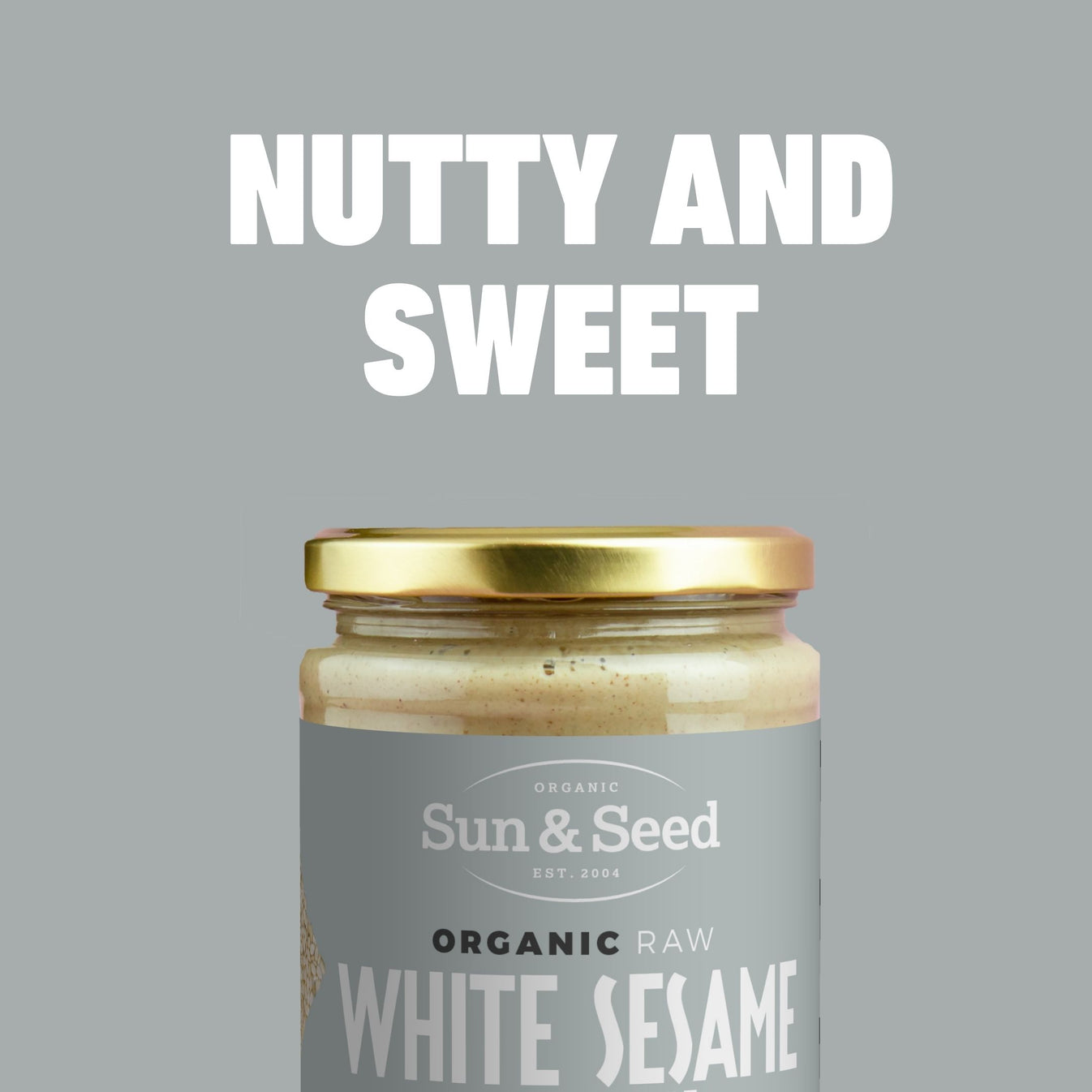 Organic Raw White Sesame Tahini 500g – Sun & Seed
