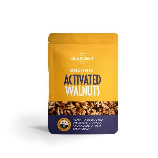 Activated Organic Walnuts 200g – Sun & Seed