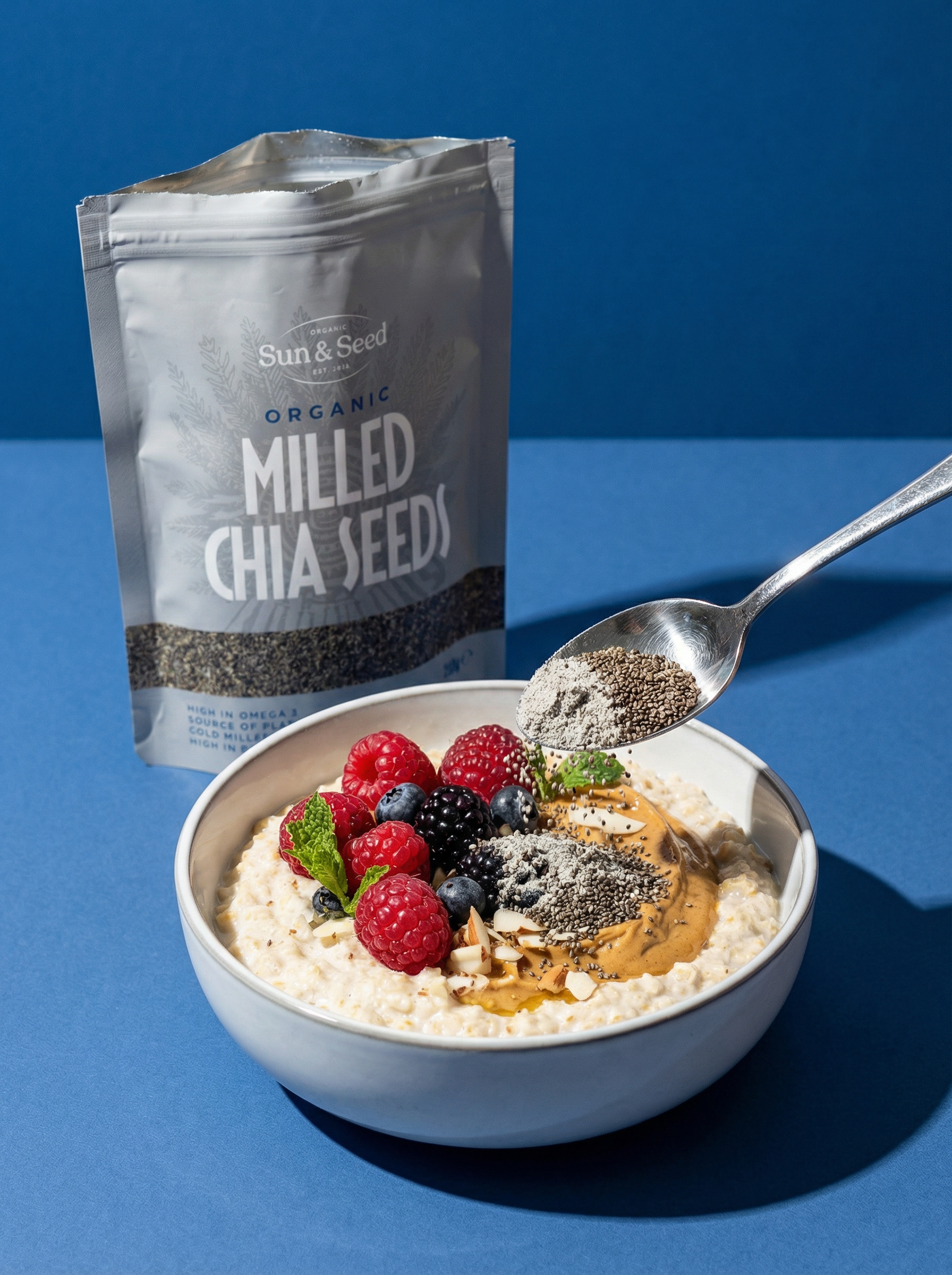 Organic Raw Milled Chia Seeds 250g – Sun & Seed