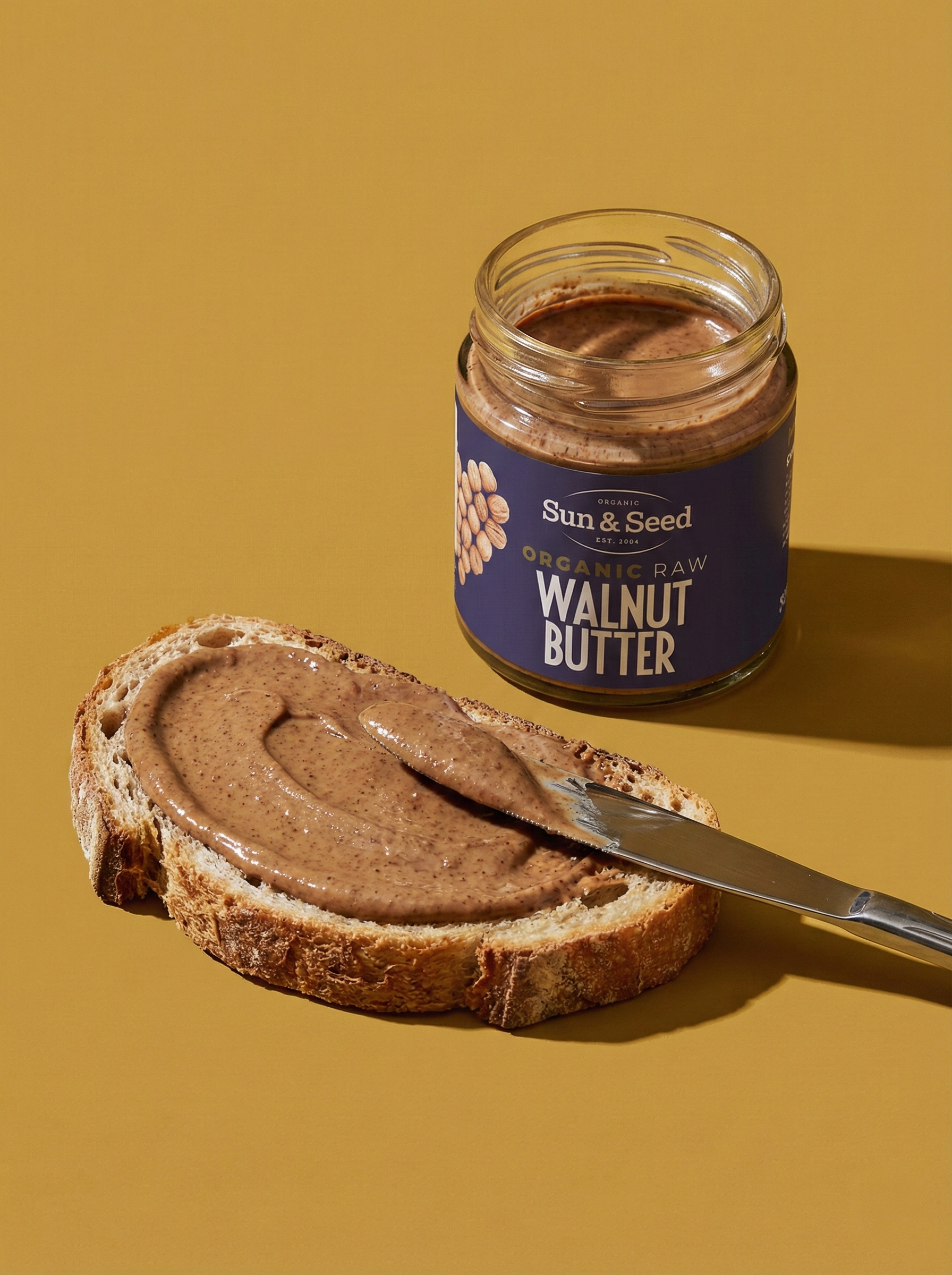 Organic Raw Walnut Butter 200g – Sun & Seed