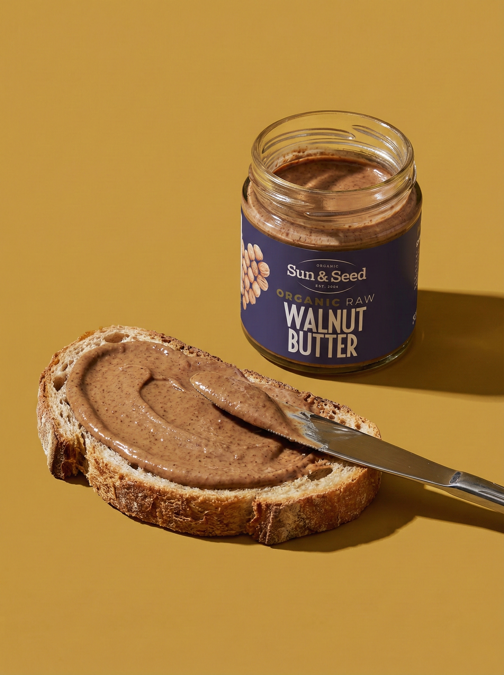 Organic Raw Walnut Butter 200g – Sun & Seed