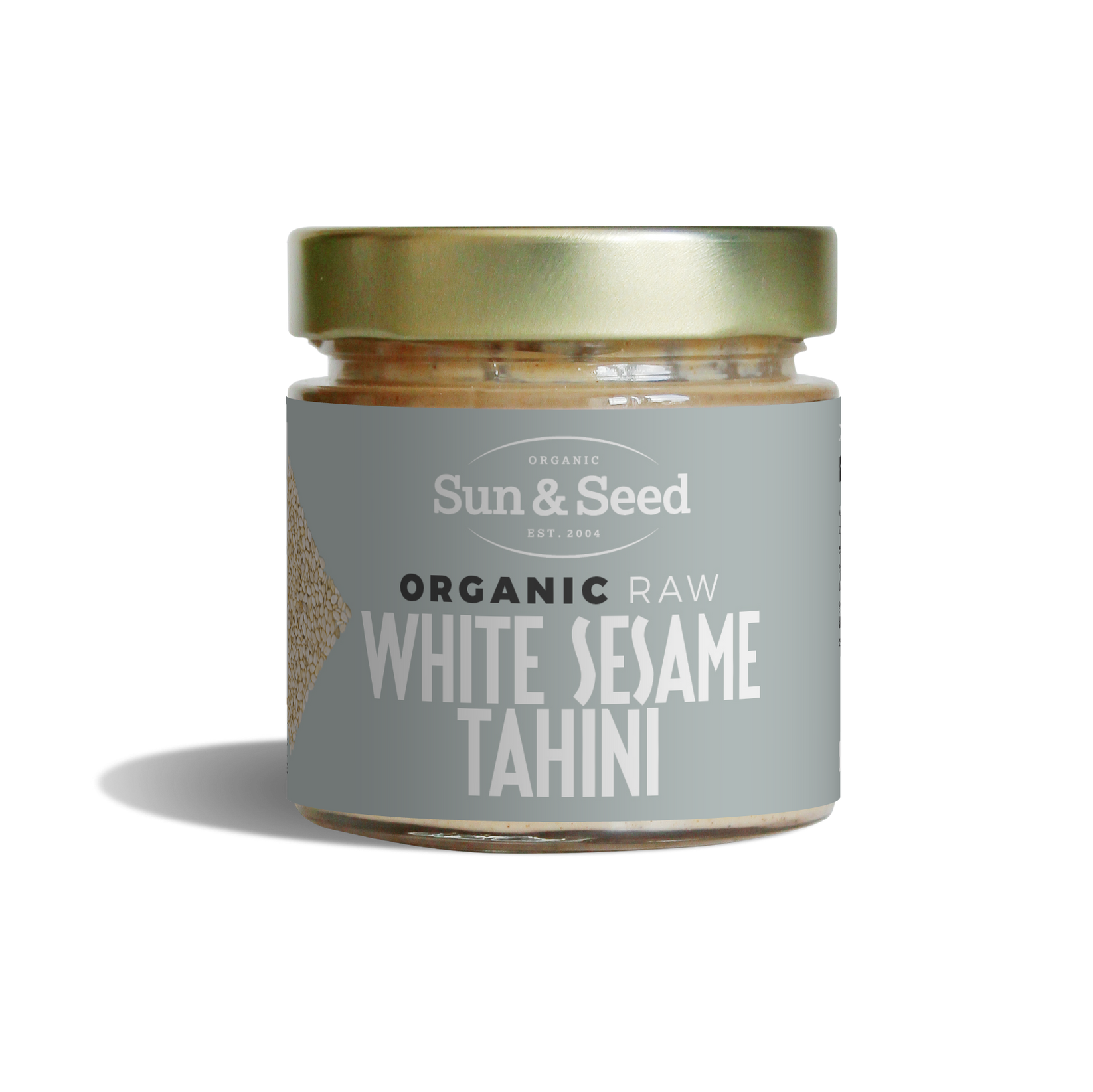 Organic Raw White Sesame Tahini 200g – Sun & Seed